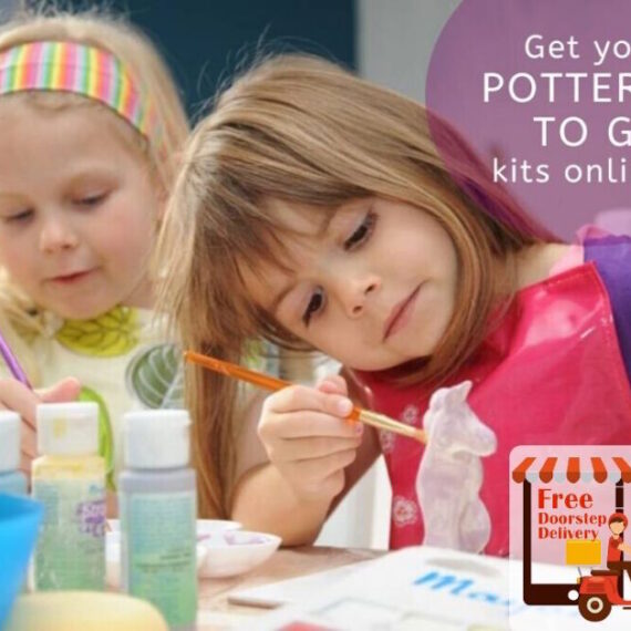 Puppy Adoption Kit (Gift To-Go) +ZOOM PARTY - A Maze In Pottery